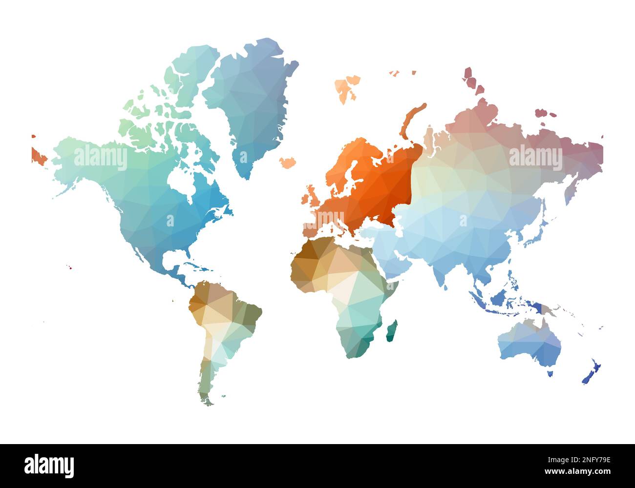 Artistic continent Cut Out Stock Images & Pictures - Alamy