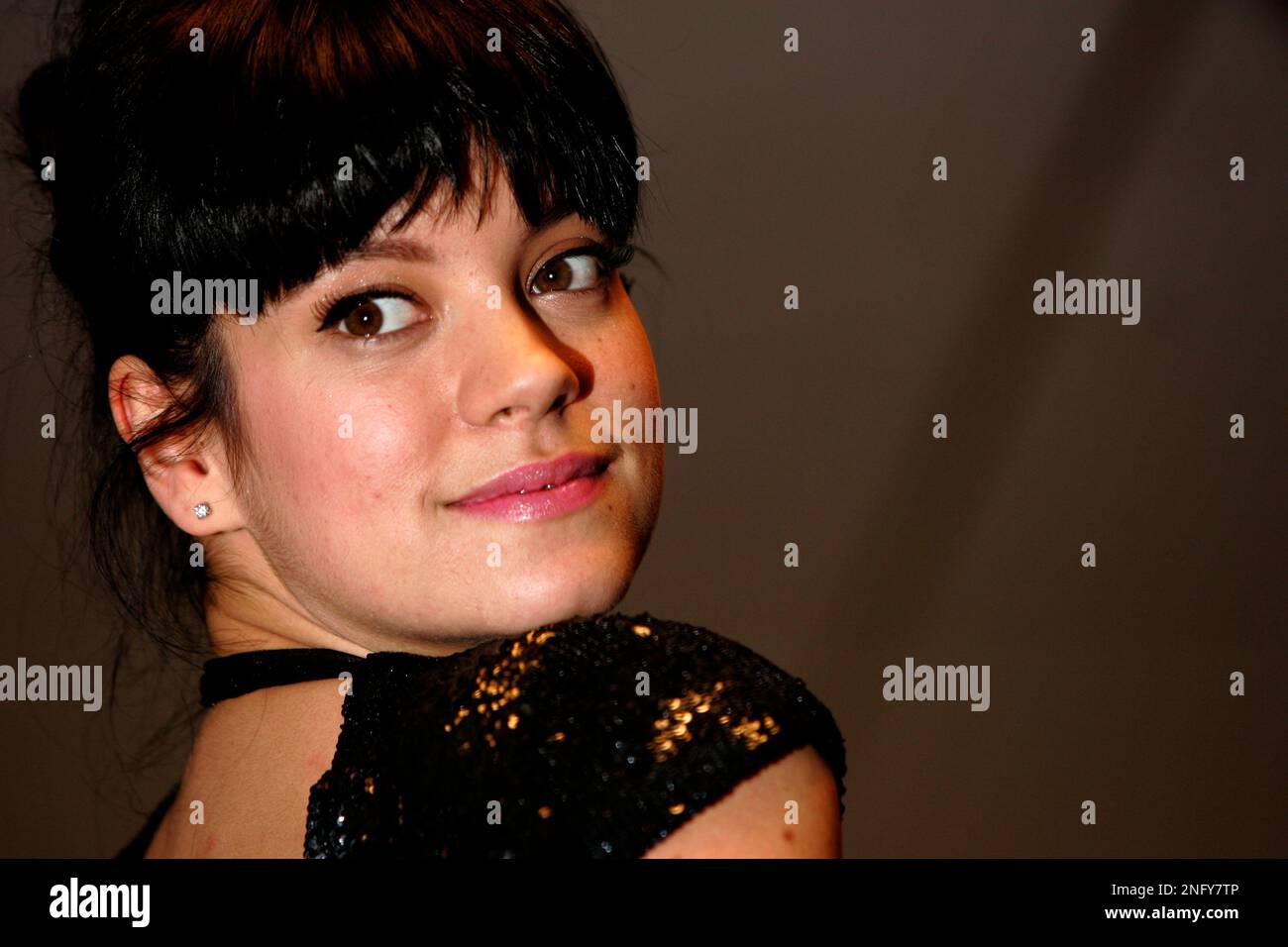 British singer-songwriter Lilly Allen open the Harrods Winter Sale ...