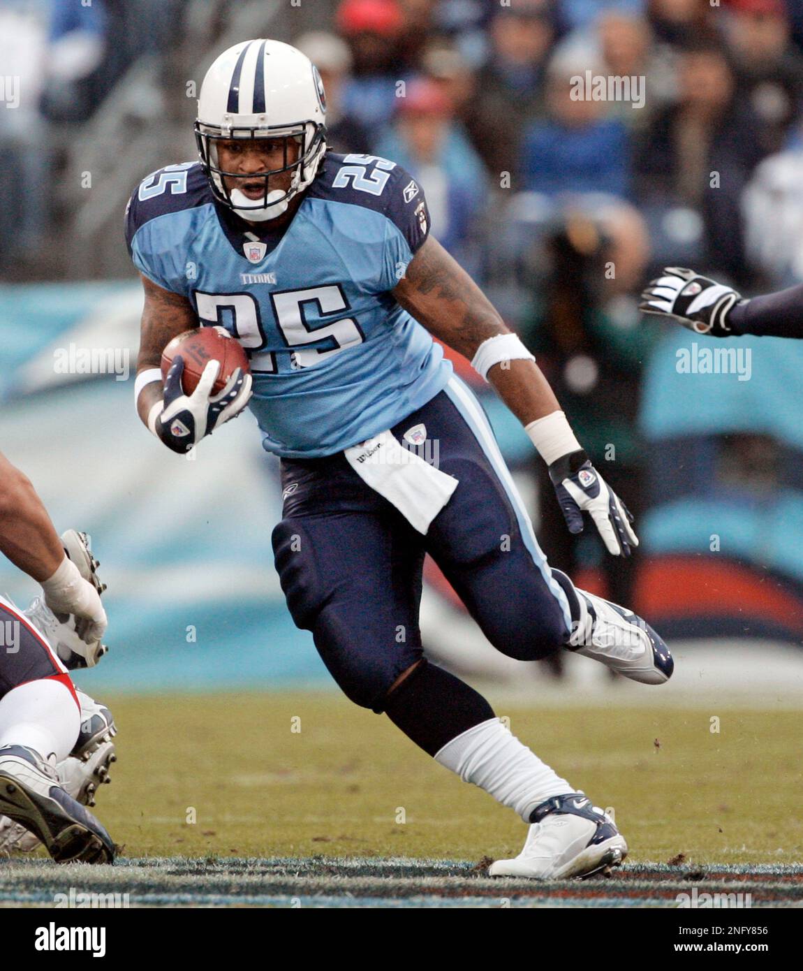 Tennessee Titans running back LenDale White is shown during an NFL ...