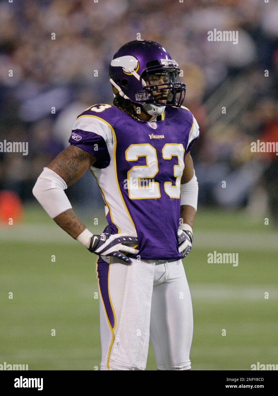 Minnesota Vikings cornerback Cedric Griffin is shown against the ...