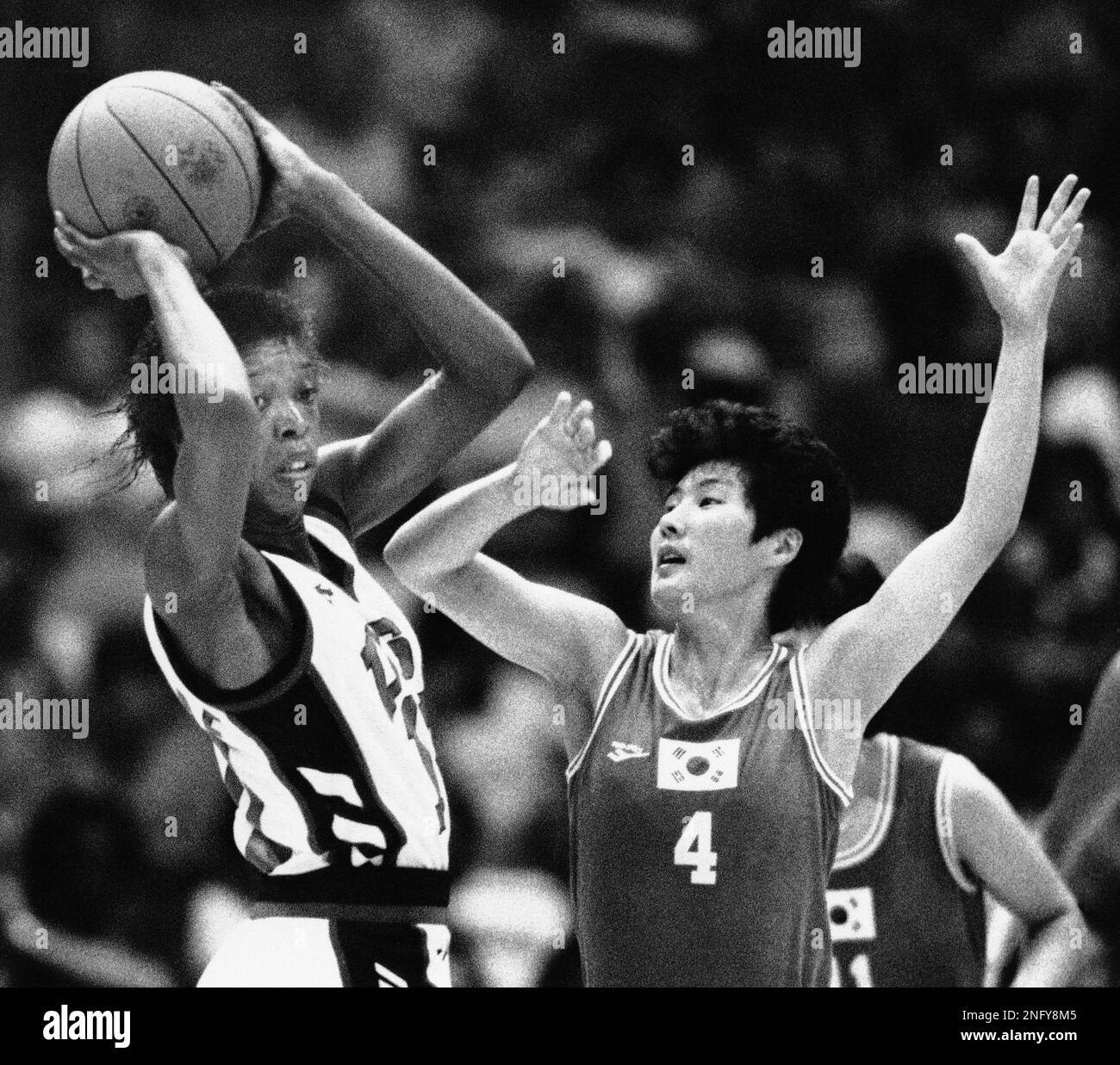 Junice Lawrence of Lucadale, Miss., comes under the defense of South ...