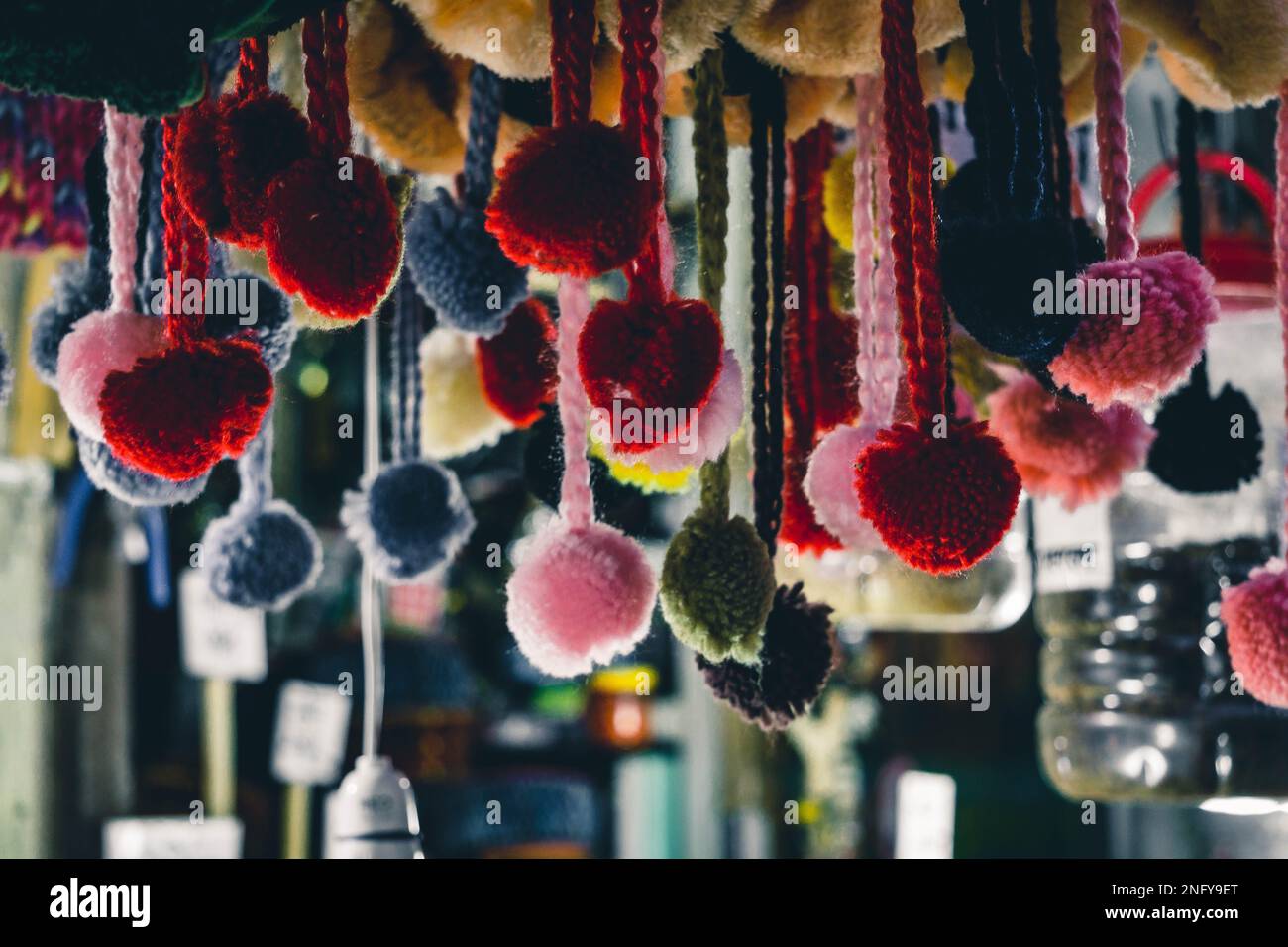 Featuring vibrant pom poms hi-res stock photography and images - Alamy