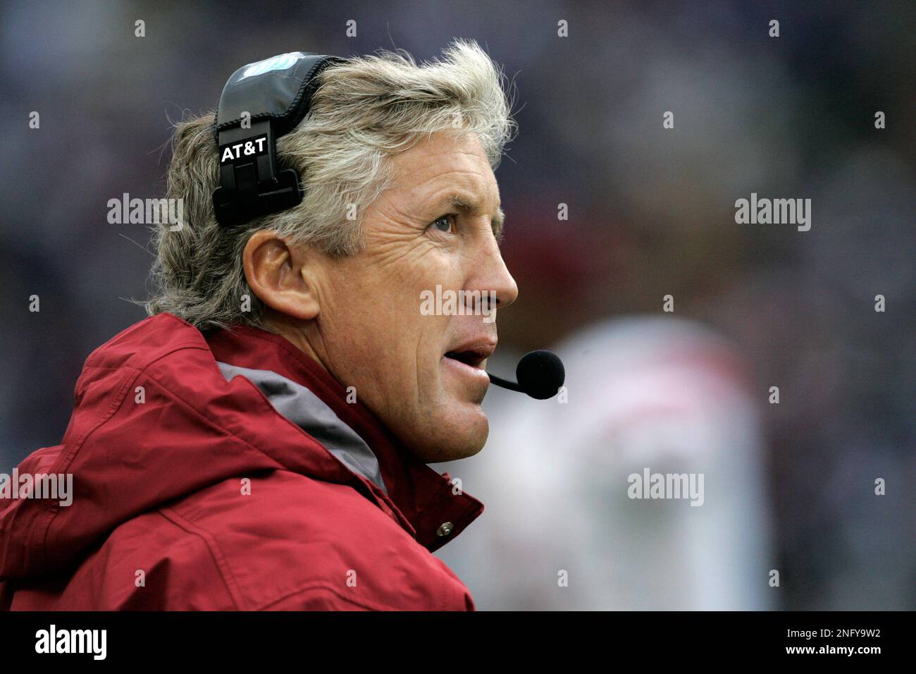 Southern California coach Pete Carroll during the first half of a ...