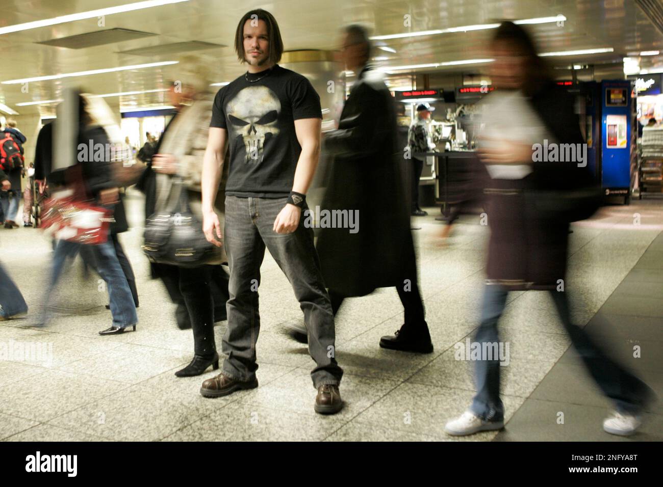 Dan Nelson, the new vocal front man for the heavy metal band Anthrax ...