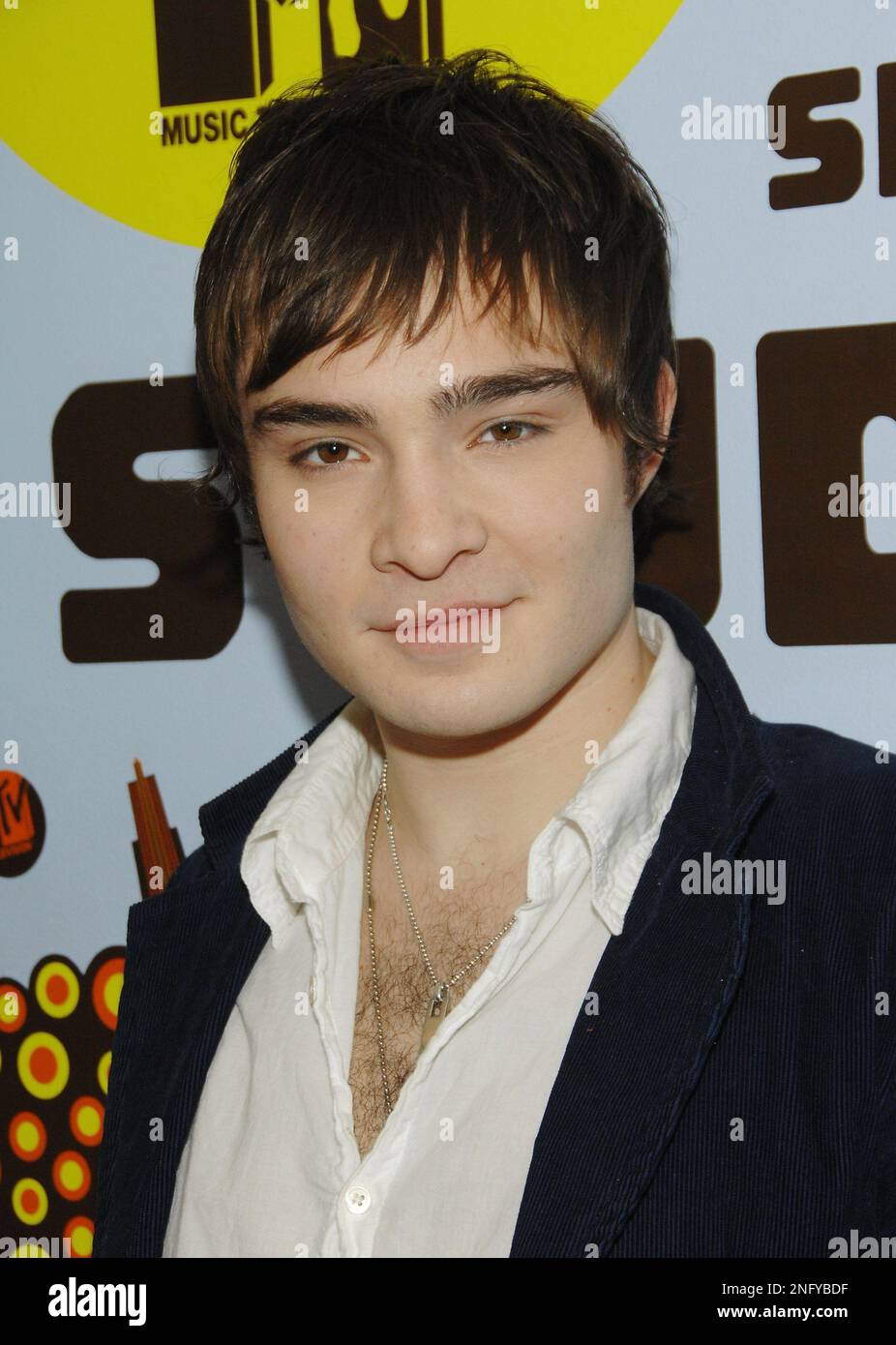 Actor Ed Westwick from the television show "Gossip Girl", makes an ...