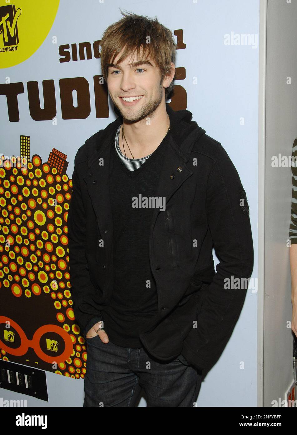 Actor Chace Crawford from the television show "Gossip Girl", makes an ...
