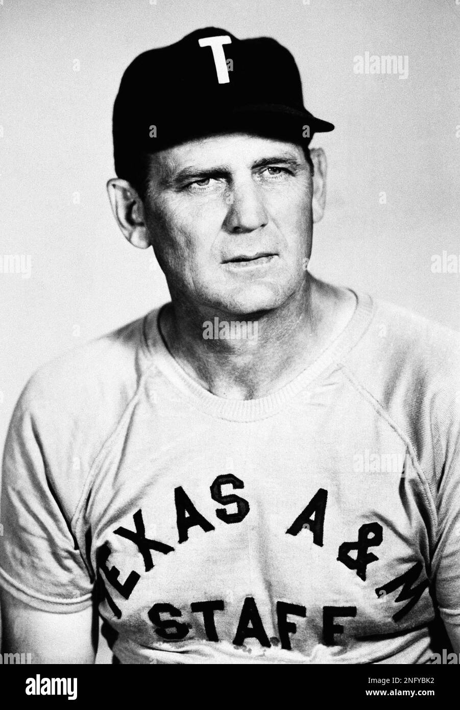 Paul "Bear" Bryant, college football coach of Texas A & M is shown in ...