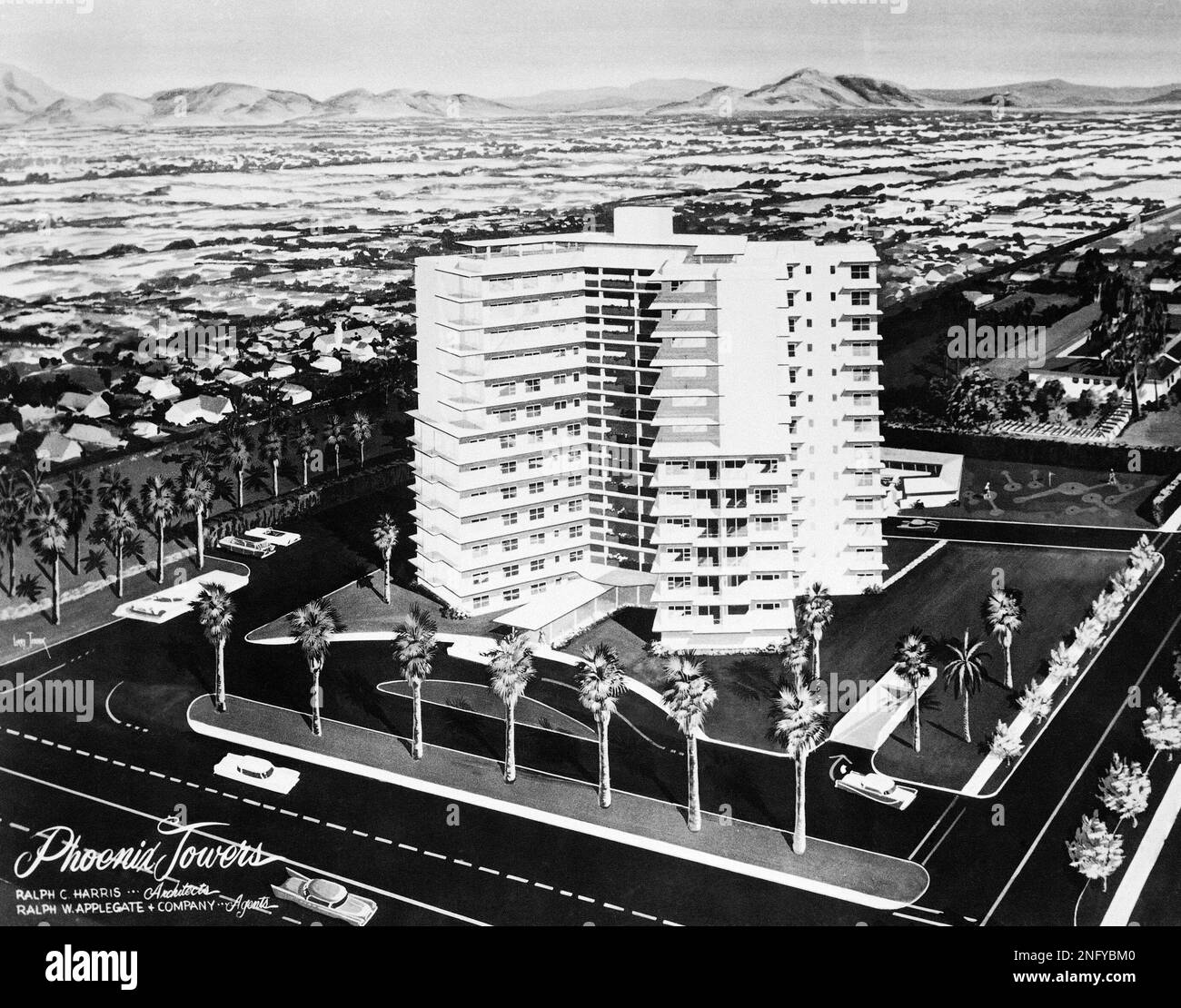 Architect's rendering of unique $3 million,14 story 60 apartment ...