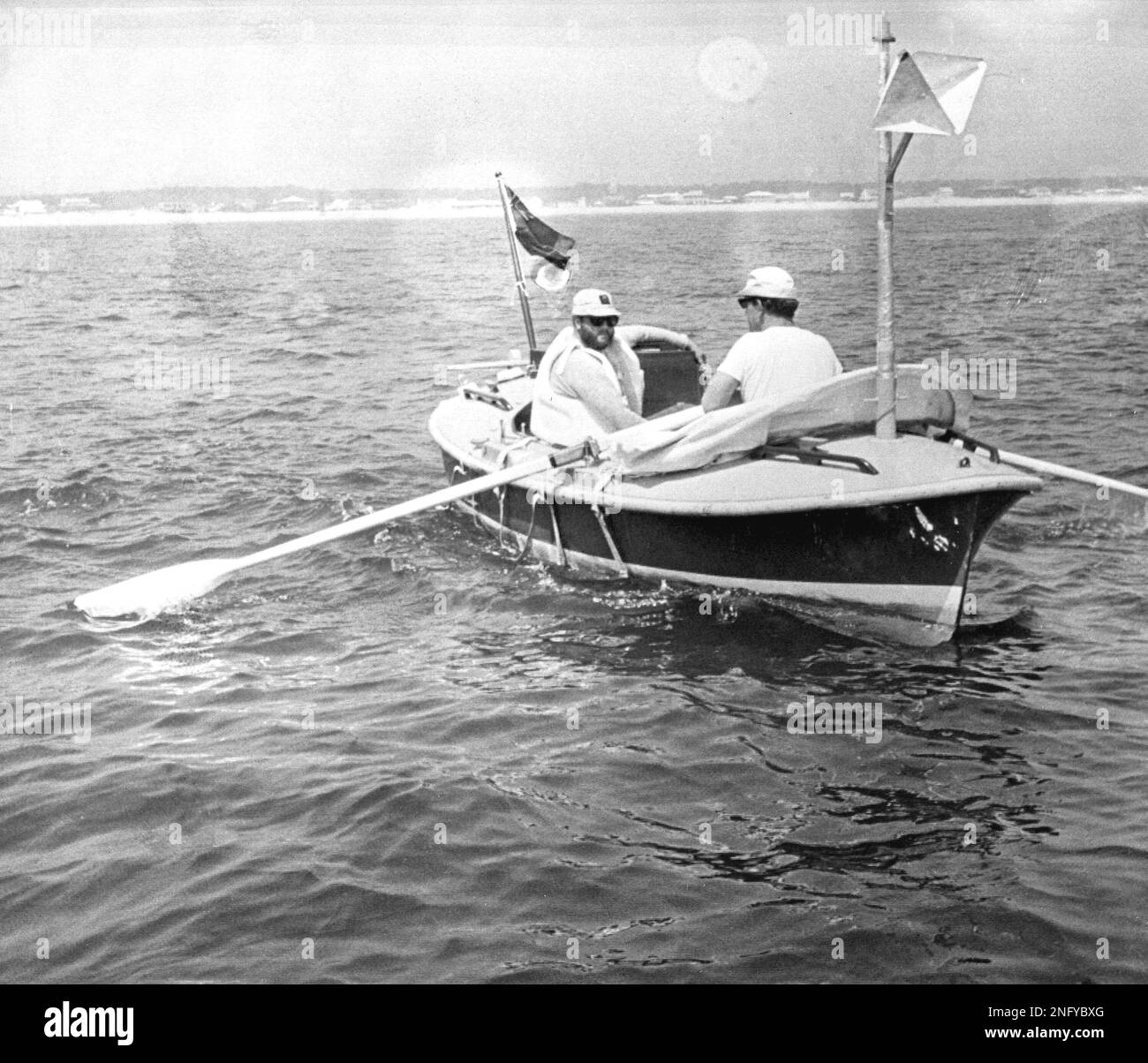 John Hoare and David Johnstone, who plan to row across the Atlantic ...