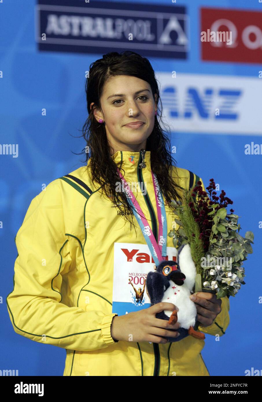 Bronze medalist Stephanie Rice of Australia after the women's 200m ...