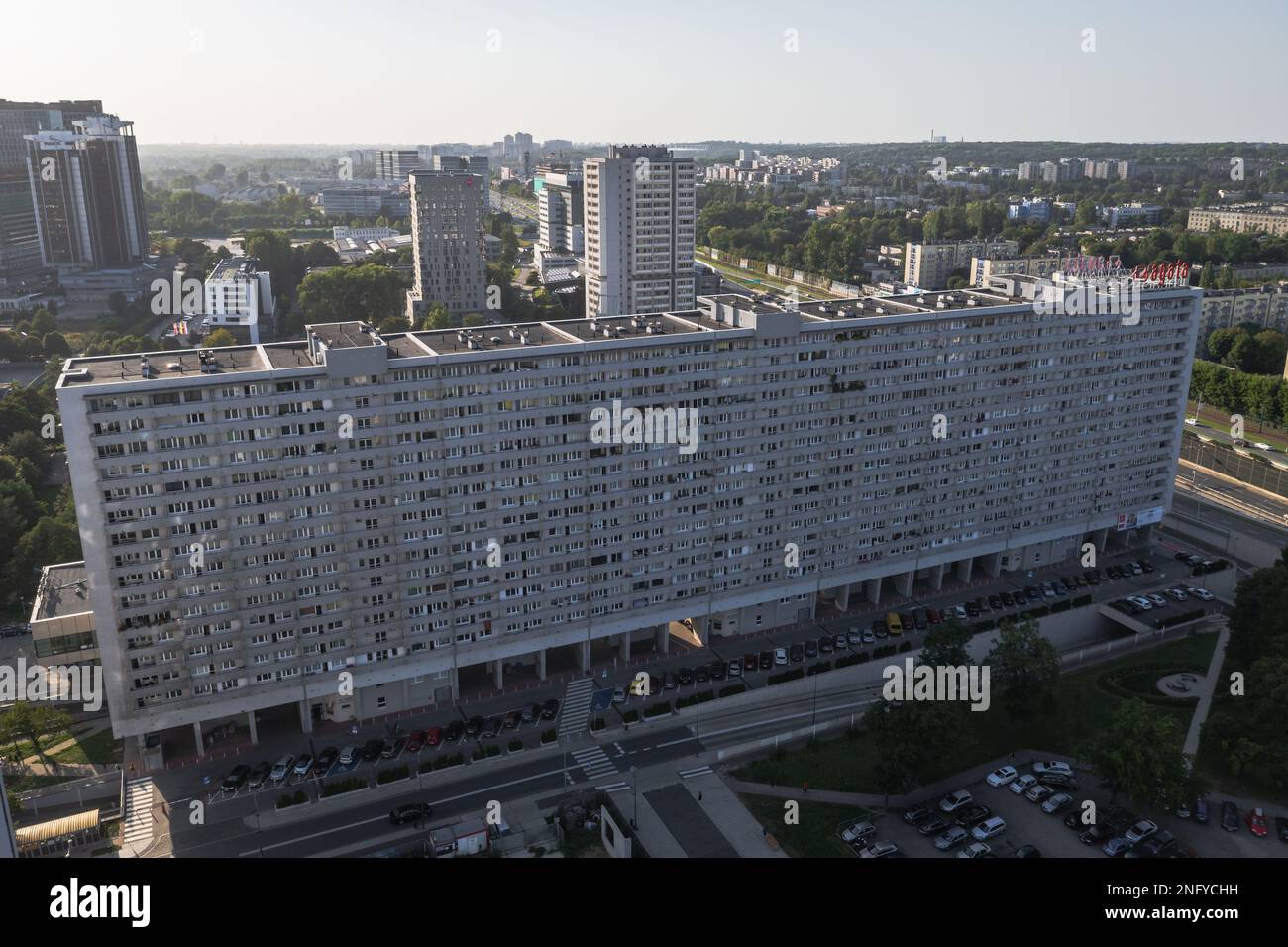 Superjednostka - Superunit, huge block of flats, example of brutalist ...