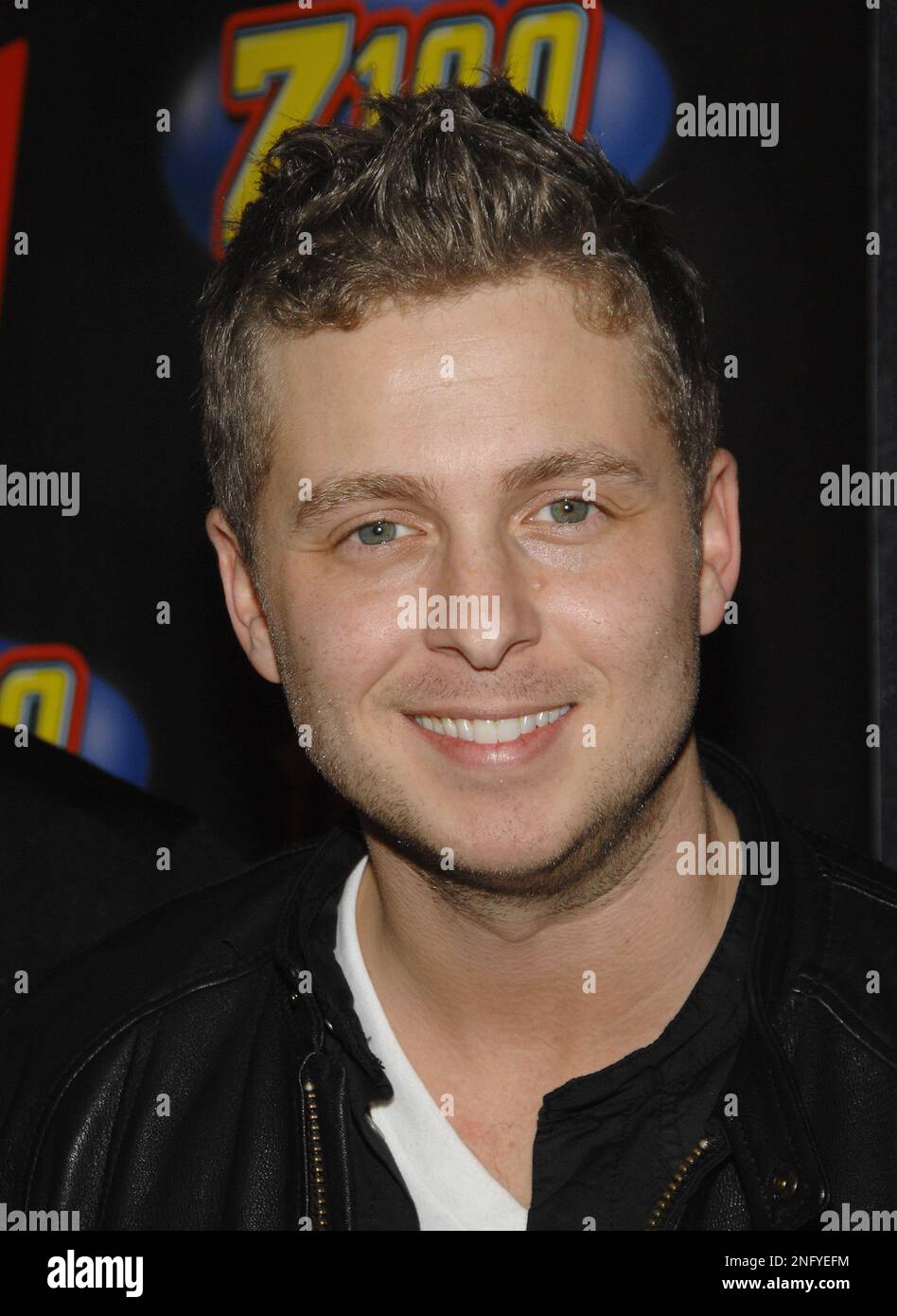 Singer-songwriter Ryan Tedder from OneRepublic poses backstage at Z100 ...