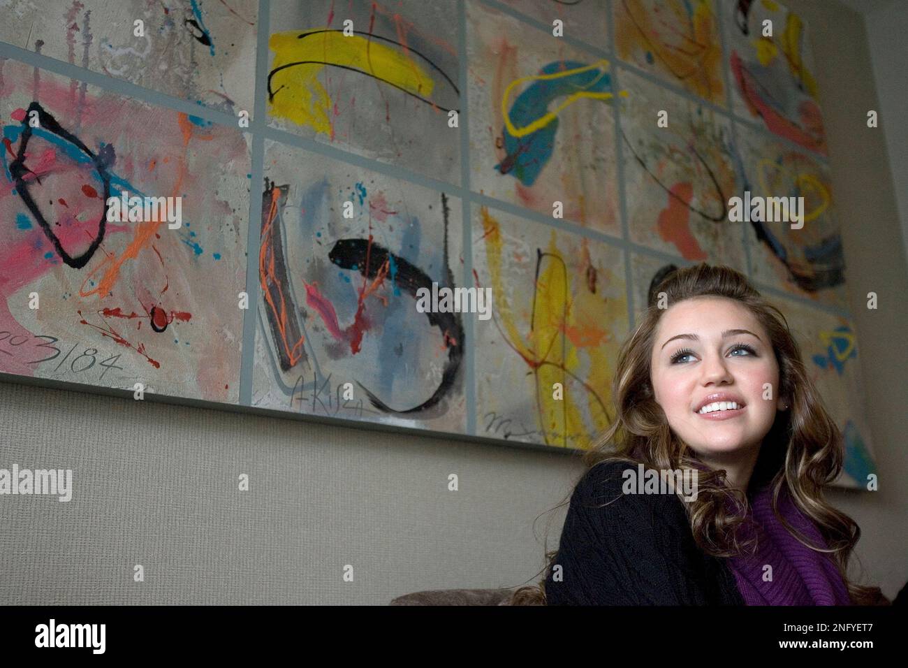 Miley Cyrus, pop princess and star of the Disney Channel's "Hannah ...