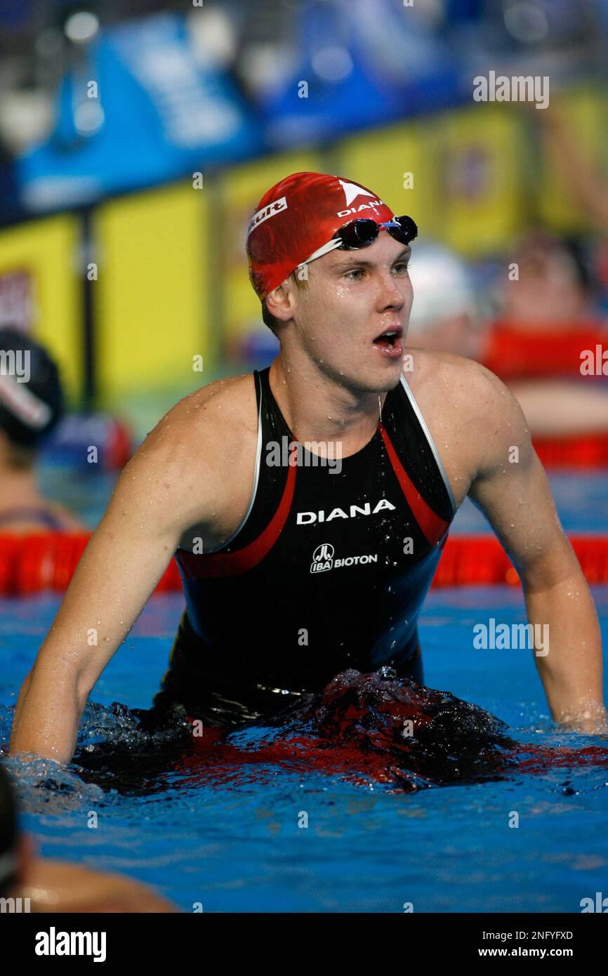 Poland's Mateusz Sawrymowicz after winning the men's 1500m Freestyle ...