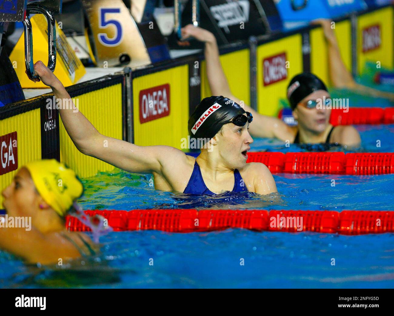 USA's Katie Hoff competes in the women's 200m Individual Medley at the ...