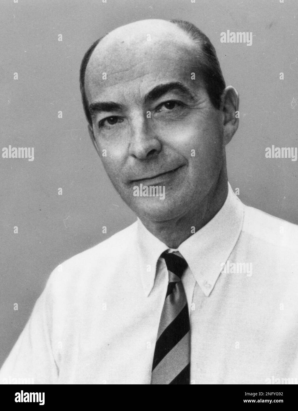 Undated portrait of biochemist and Nobel Prize winner for medicine, Dr ...