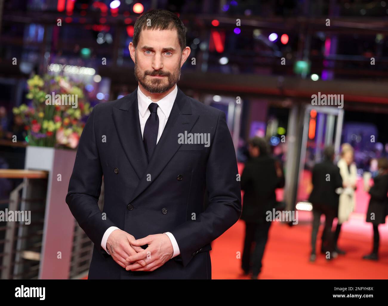 Berlin, Germany. 17th Feb, 2023. Clemens Schick, actor, on the red ...
