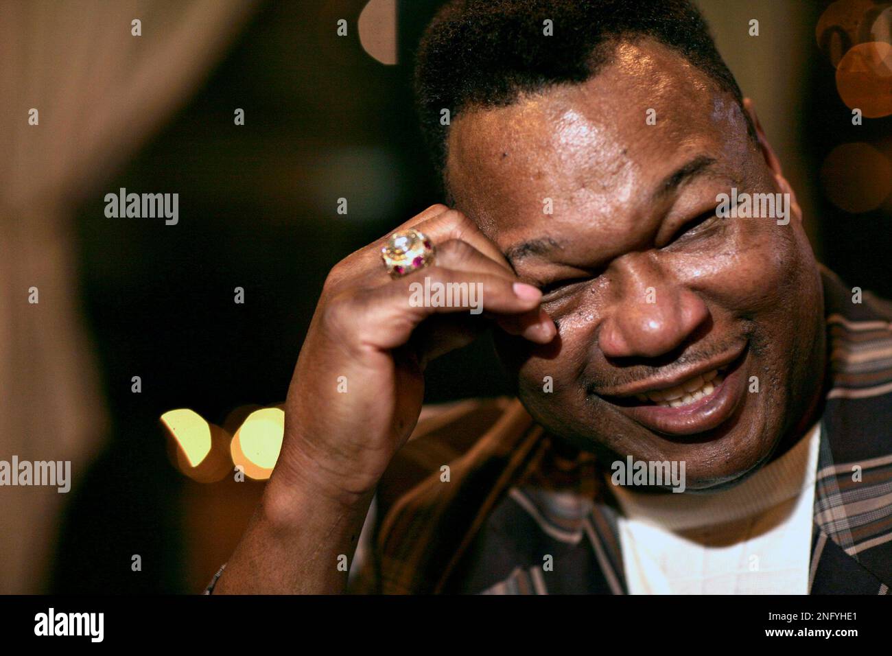 Former heavyweight boxing champion Larry Holmes poses for a photograph ...