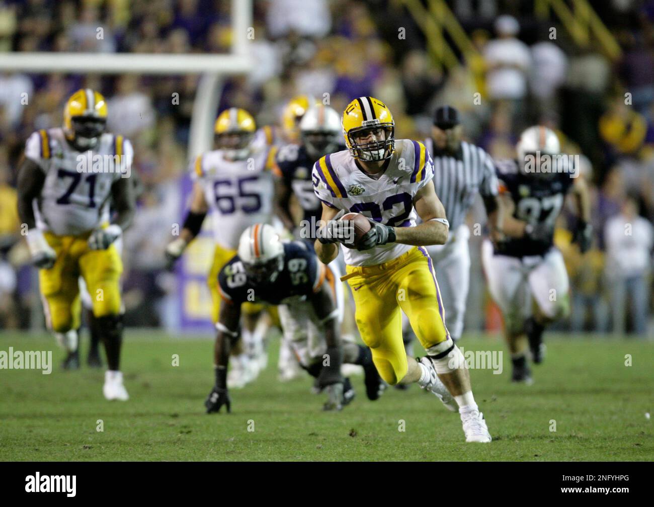 LSU quarterback Jeremy Bunting in action during the second half of ...