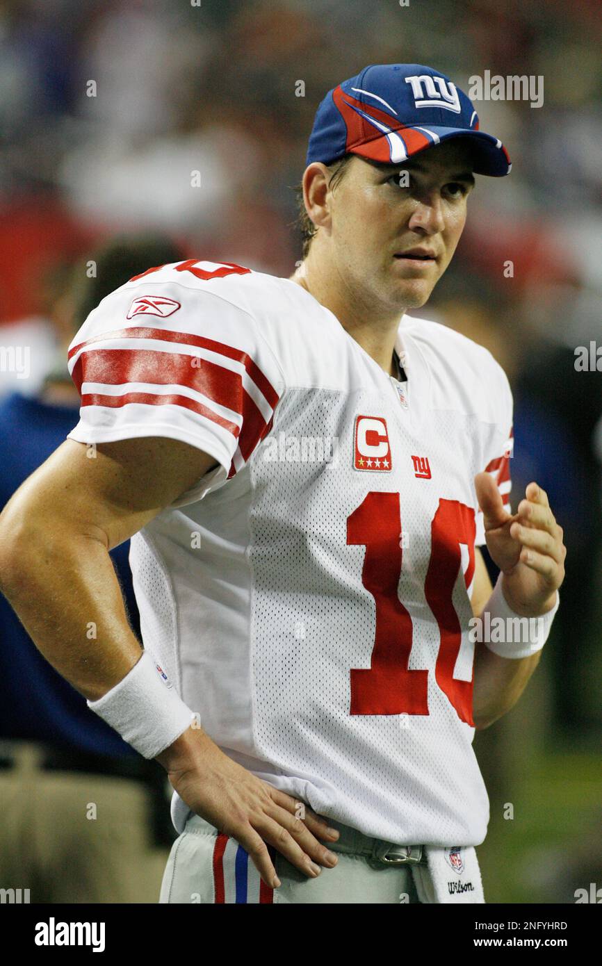 New York Giants quarterback Eli Manning (10) during an NFL football ...