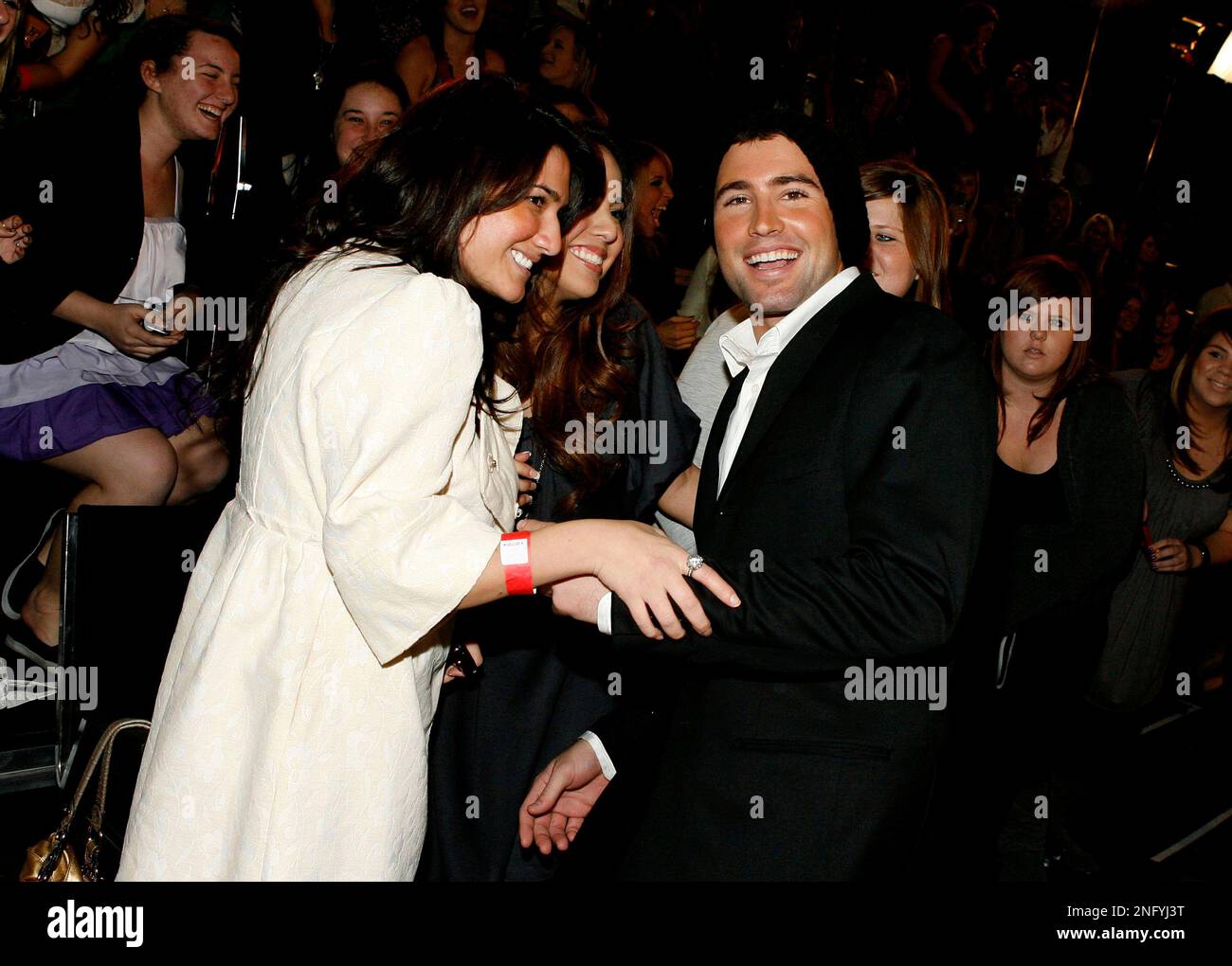 Brody Jenner poses with fans at MTV's "The Hills" season 3 finale party ...