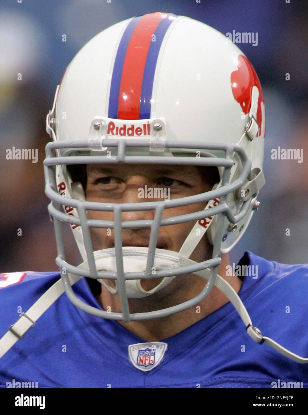 Buffalo Bills' Ryan Denney before the NFL football game at Ralph Wilson ...