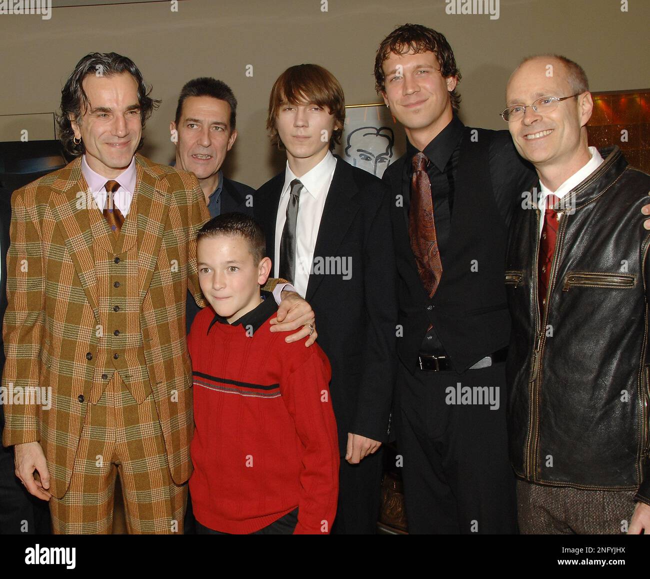 From left, actor Daniel Day-Lewis, actor Ciaran Hinds, actor Dillon ...