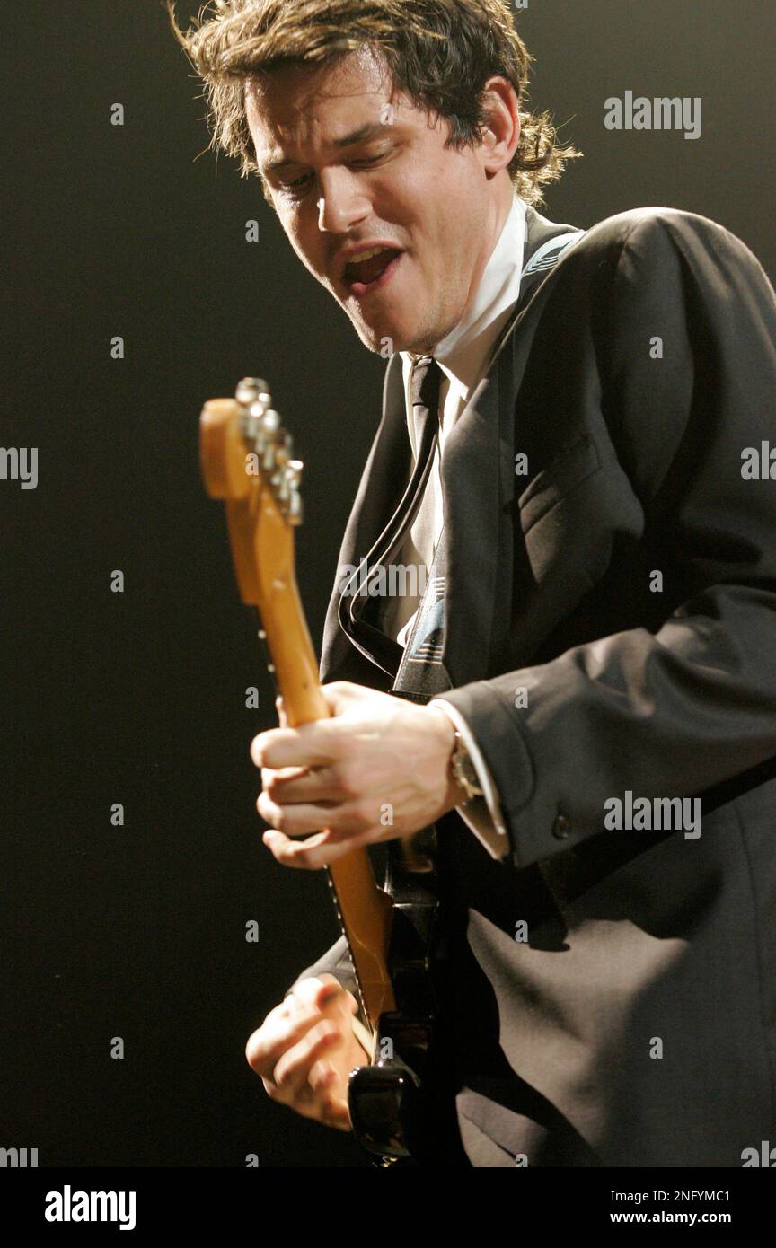 Singer John Mayer performs in concert at the Nokia Theatre L.A. Live in ...