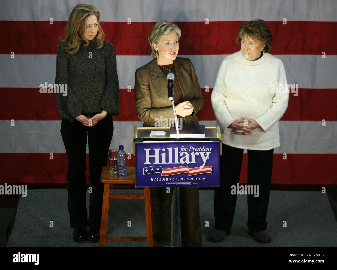 Democratic presidential hopeful, Sen. Hillary Rodham Clinton, D-N.Y ...