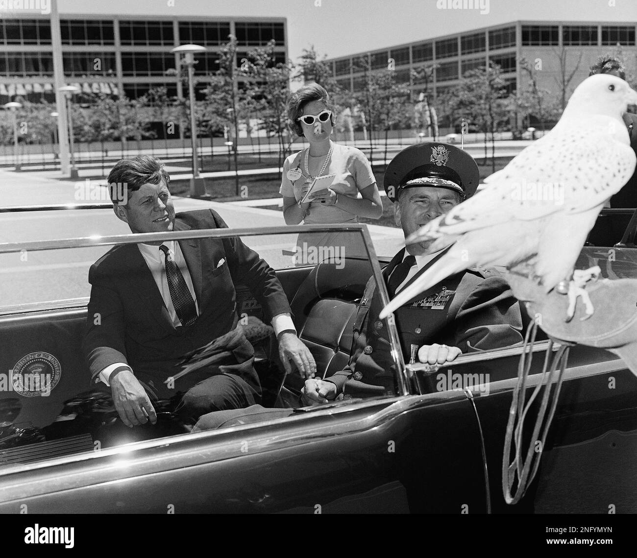 President John Kennedy and Gen. Robert F. Warren, superintendent of the ...