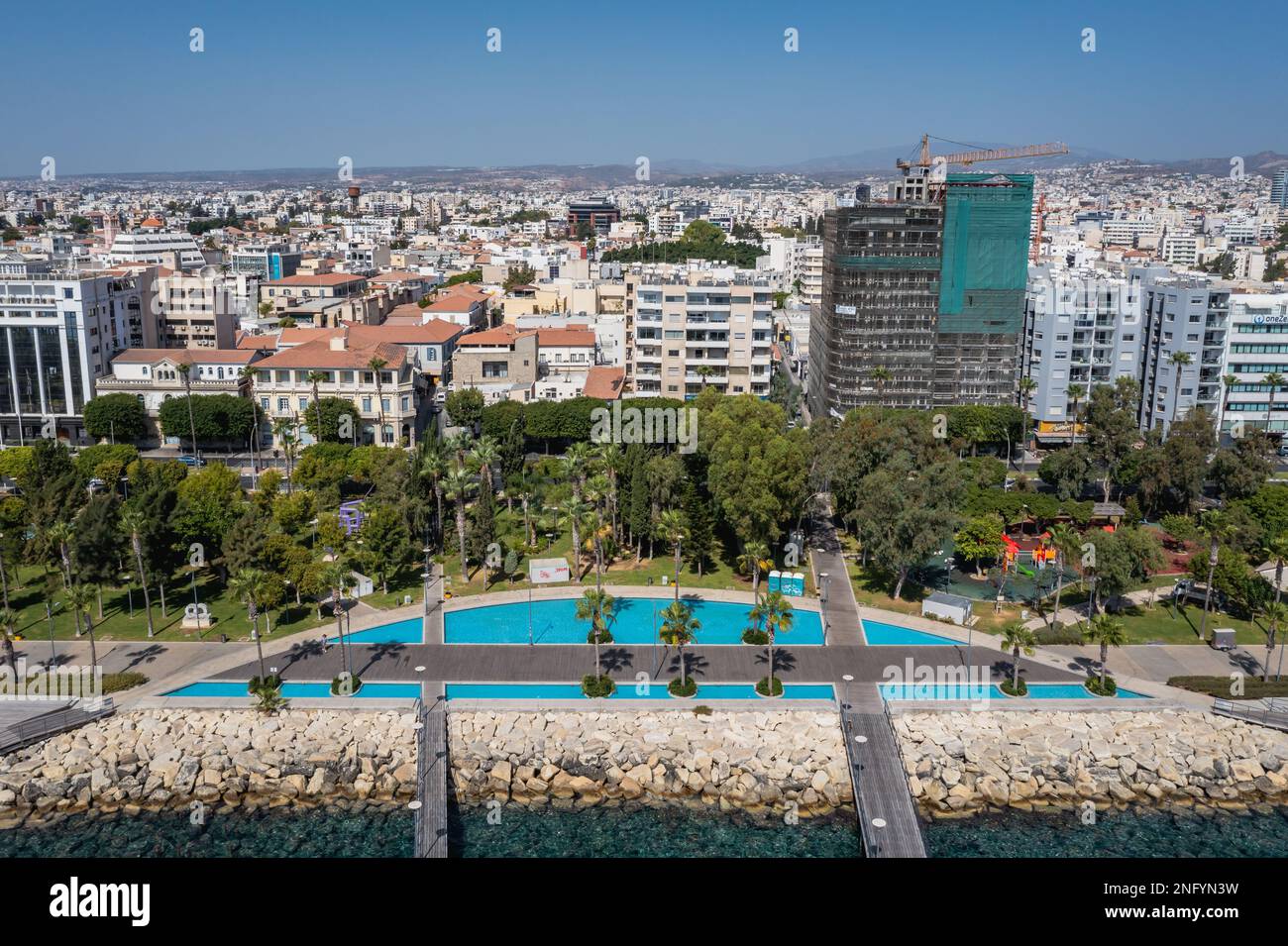 Aerial view city landscape limassol hi-res stock photography and images ...
