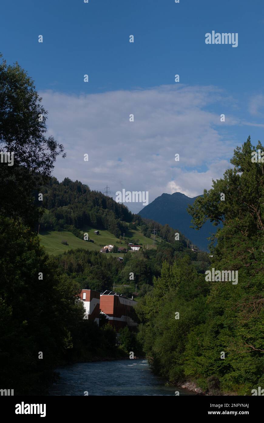 Warm sunlight on green hills hi-res stock photography and images - Alamy