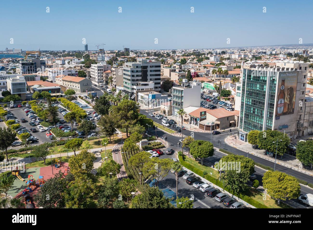 Aerial view of Limassol city in Cyprus island country Stock Photo - Alamy