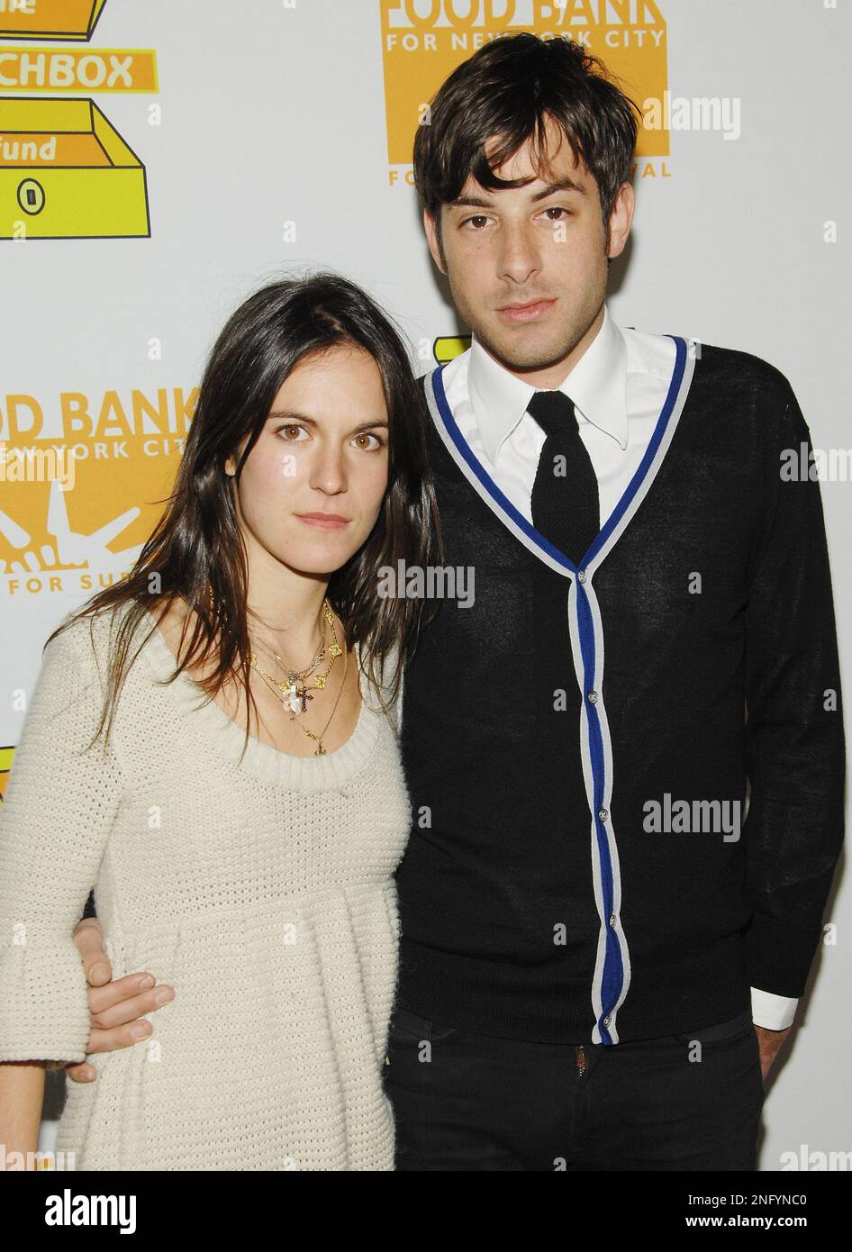 Music producer Mark Ronson and date attend the celebrity designed ...