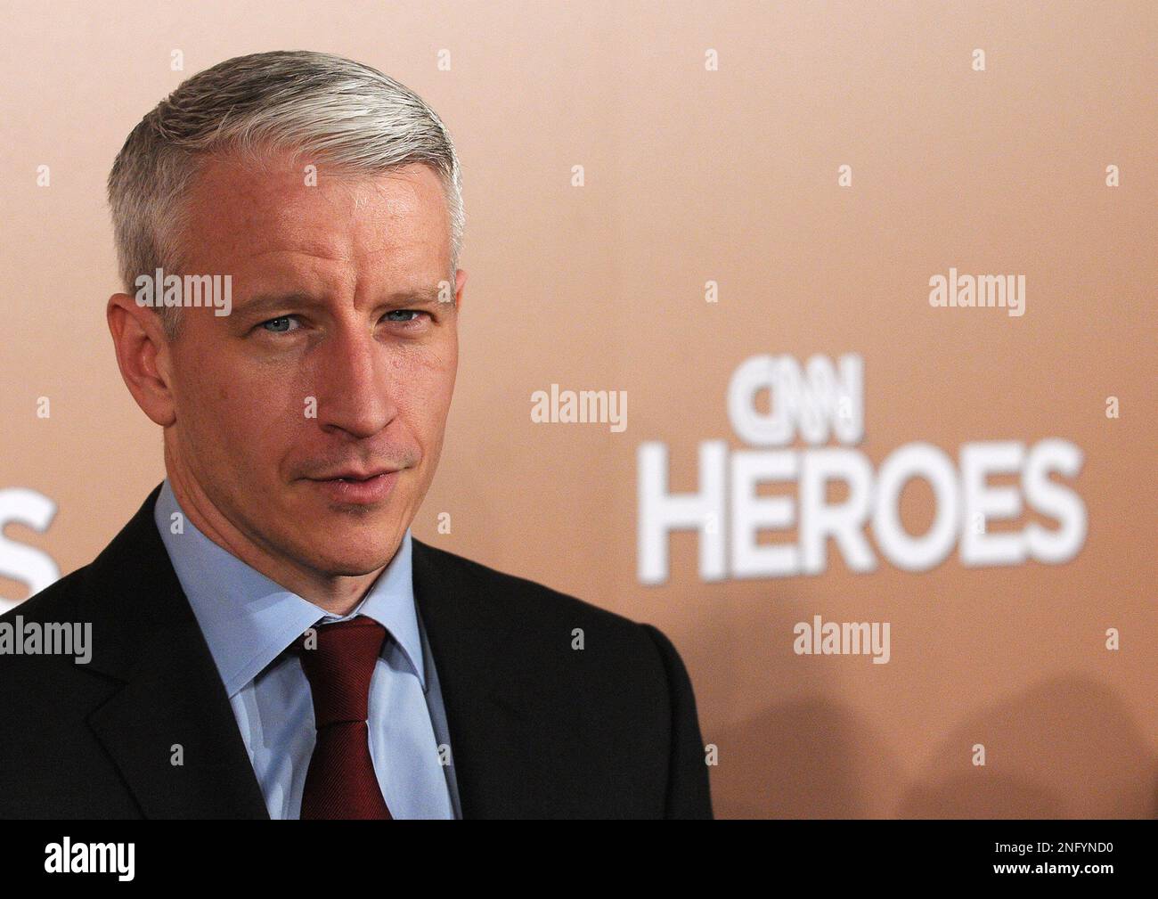 News Anchor Anderson Cooper arrives at the CNN Heroes Awards, honoring ...