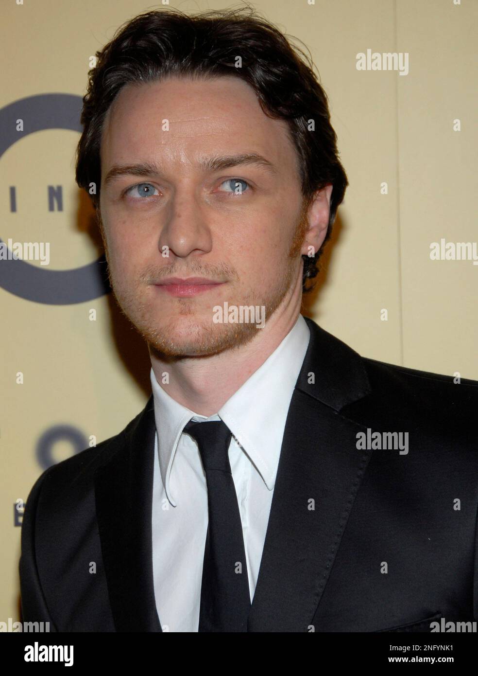 Actor James McAvoy poses on the press line at the Los Angeles premiere ...