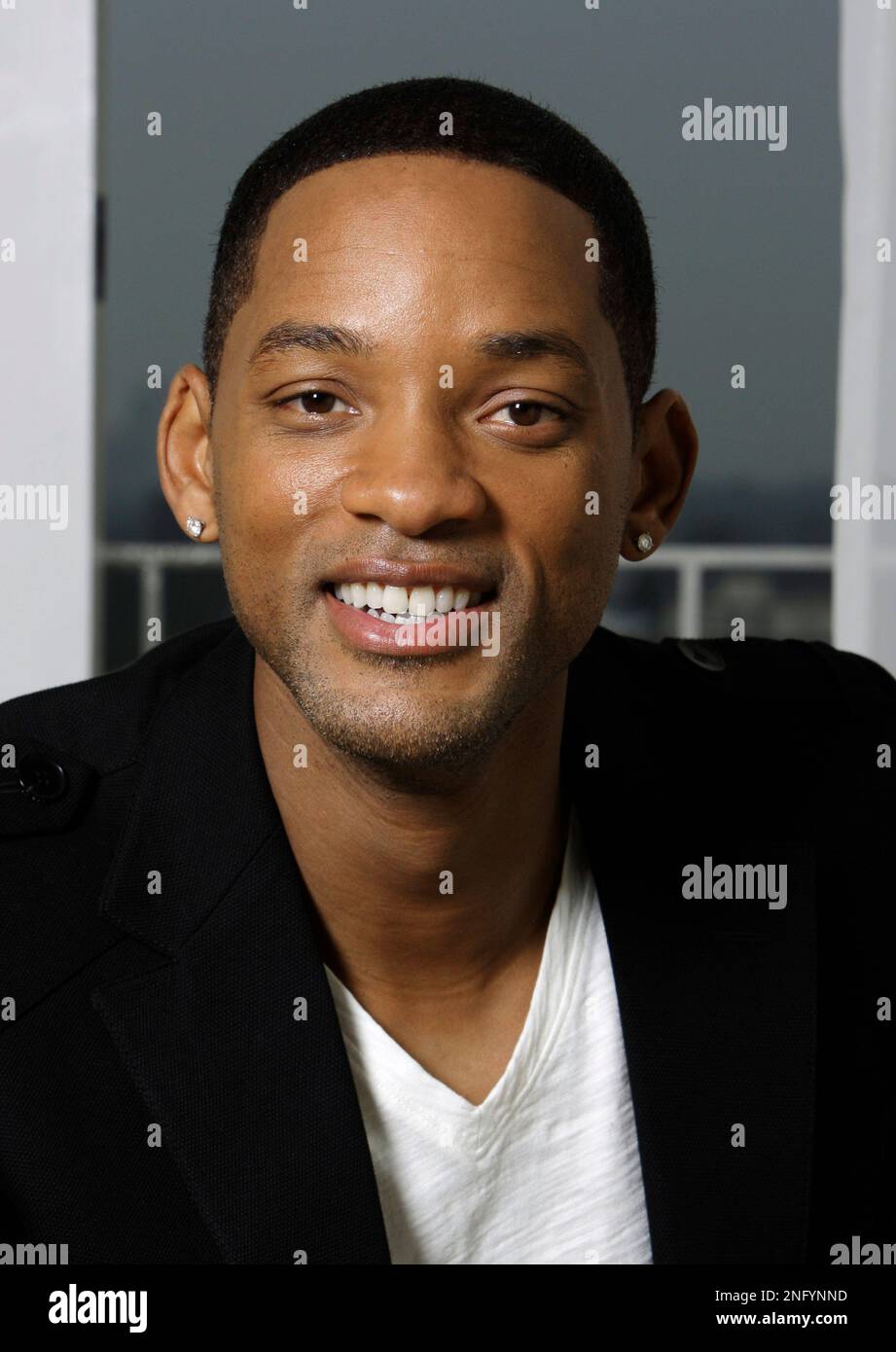 Actor Will Smith poses for a photo in Los Angeles on Friday, Nov. 30 ...