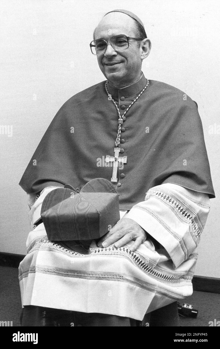 Archbishop Joseph L. Bernardin, of Chicago, is photographed Feb. 1 ...
