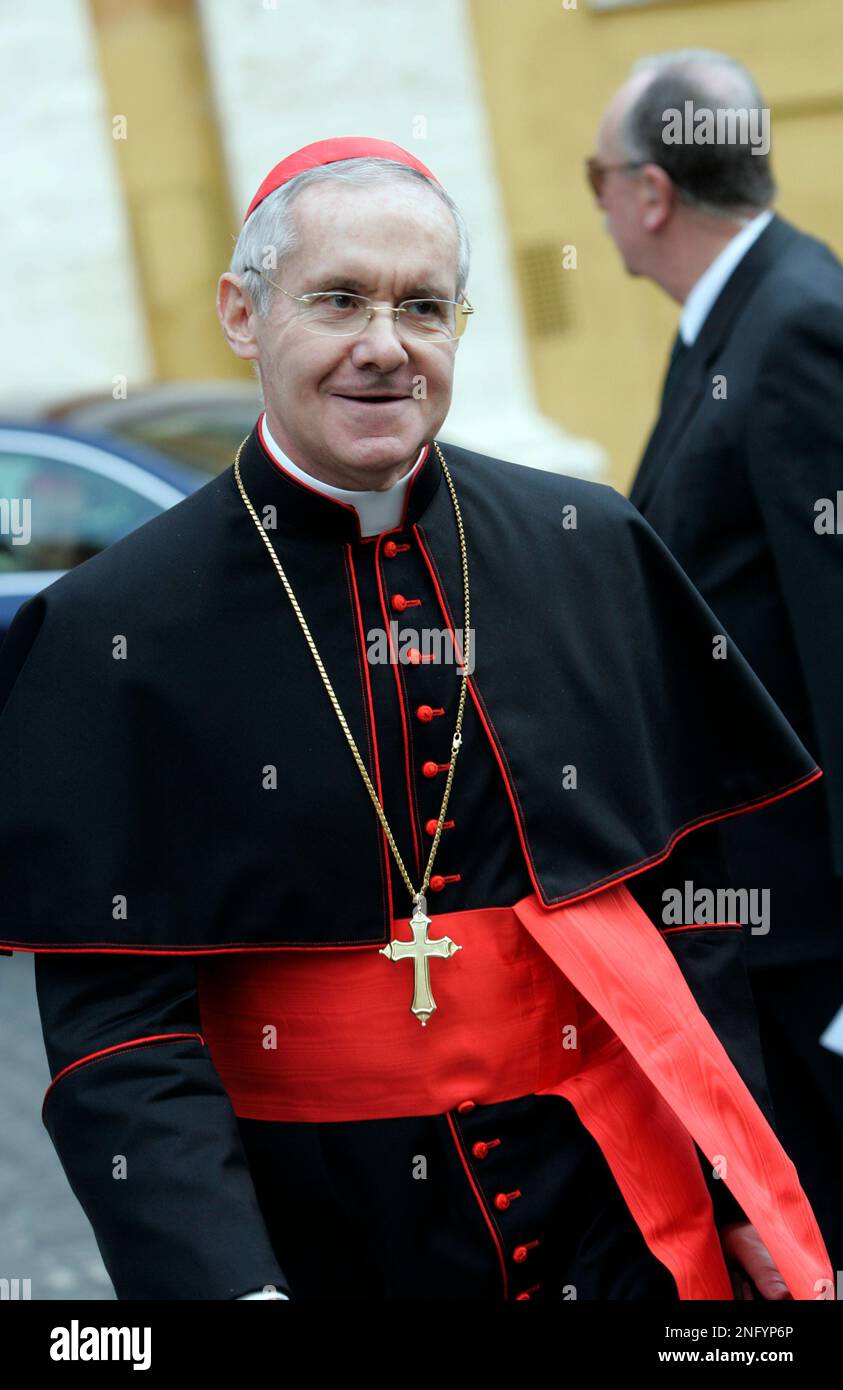 Cardinal Jean-Louis Tauran of France, at the Vatican, Friday, Nov. 23 ...