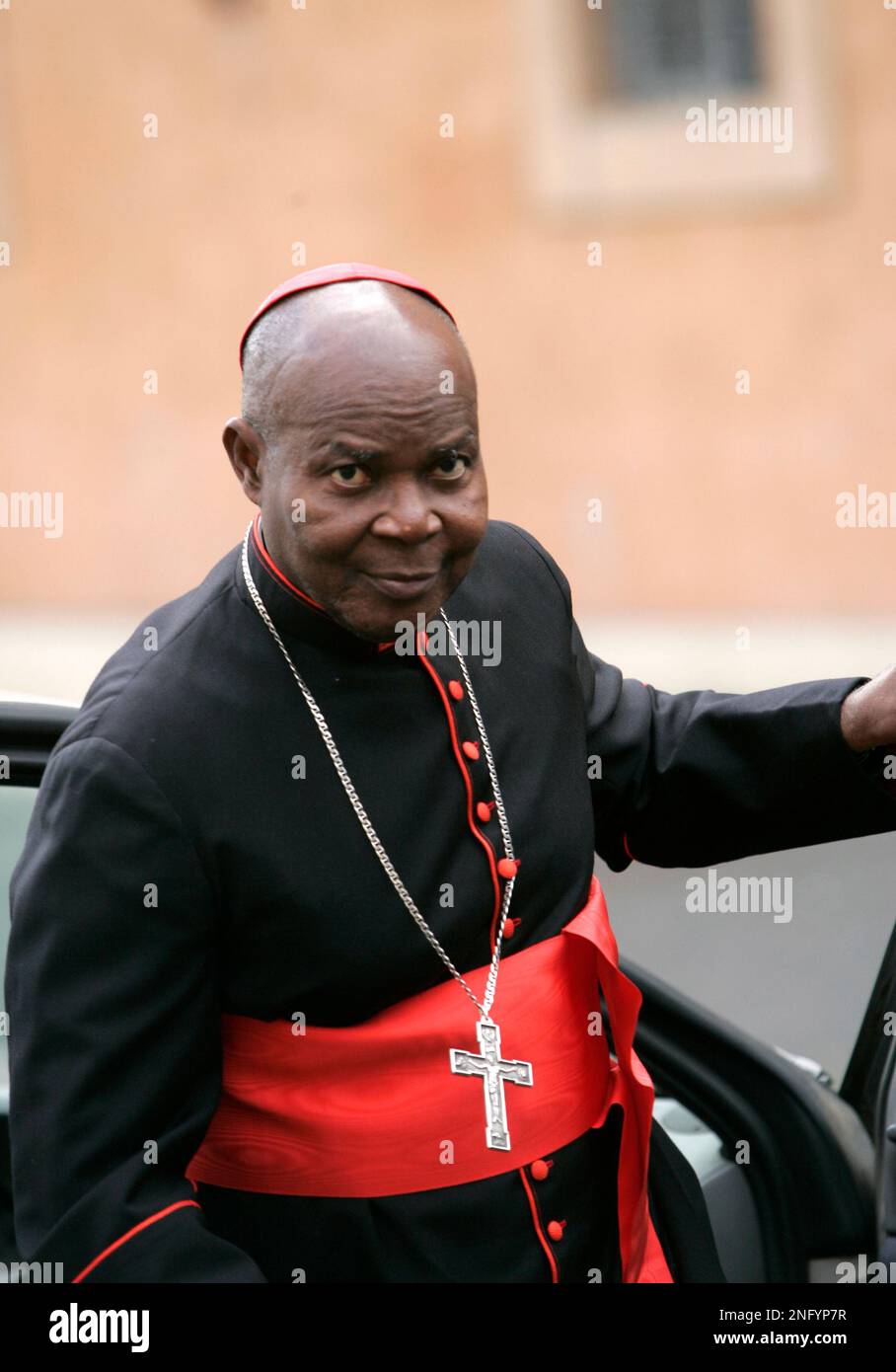 Cardinal Anthony Olubunmi Okogie, Archbishop of Lagos, Nigeria, at the ...