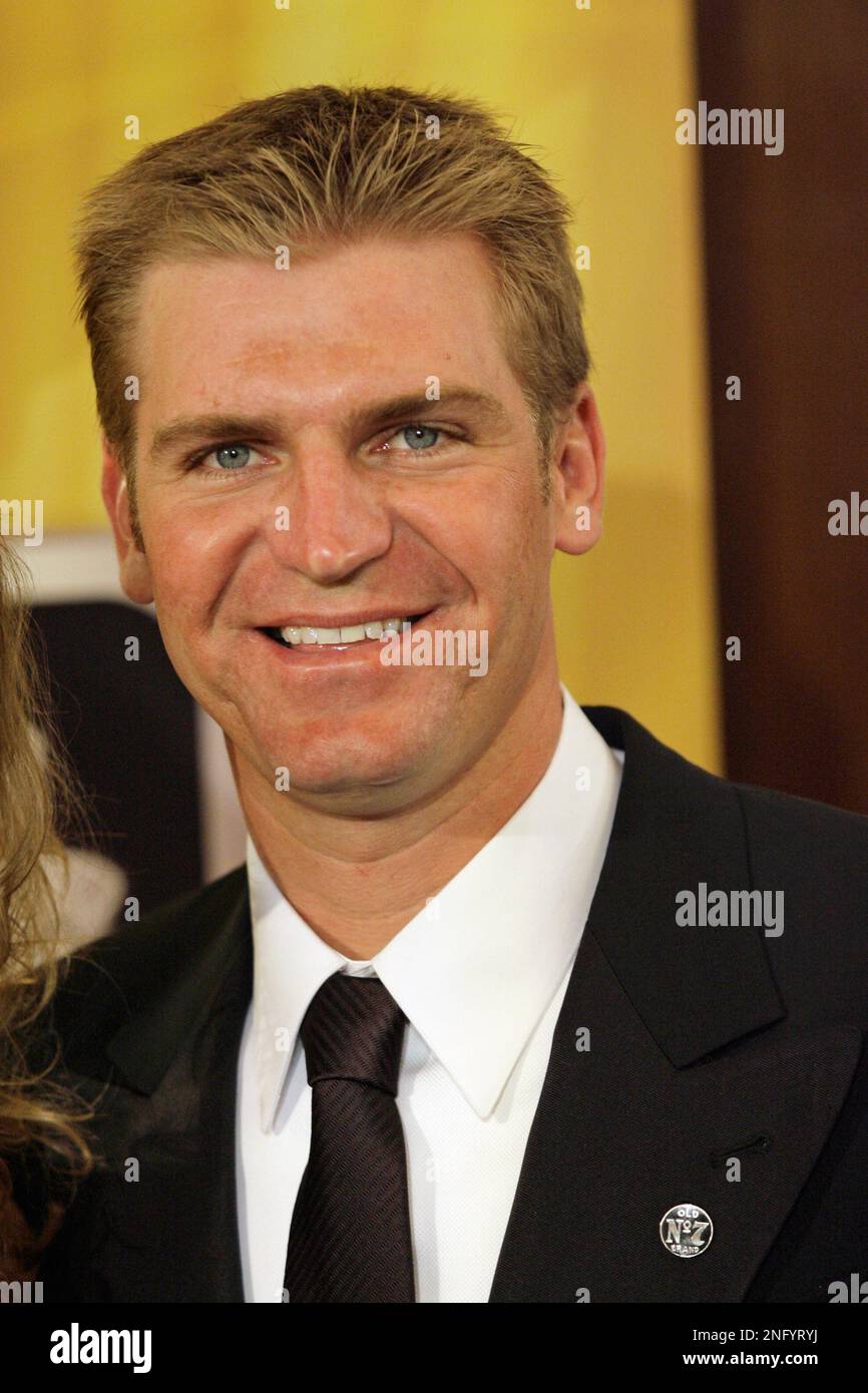 NASCAR Nextel Cup Series driver Clint Bowyer arrives for the auto ...