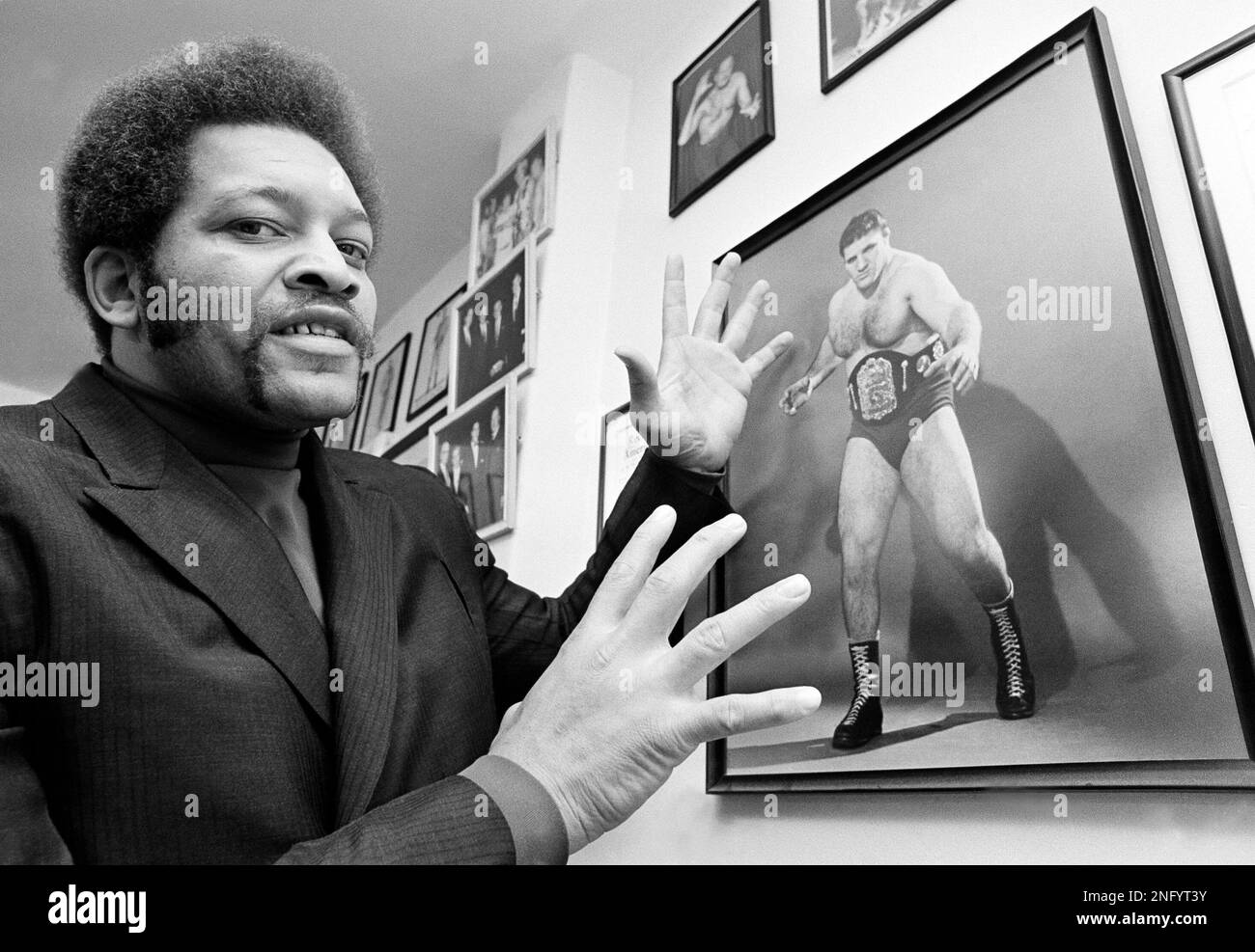 Ernie Ladd, sitting out a year from his defensive tackle spot with the ...