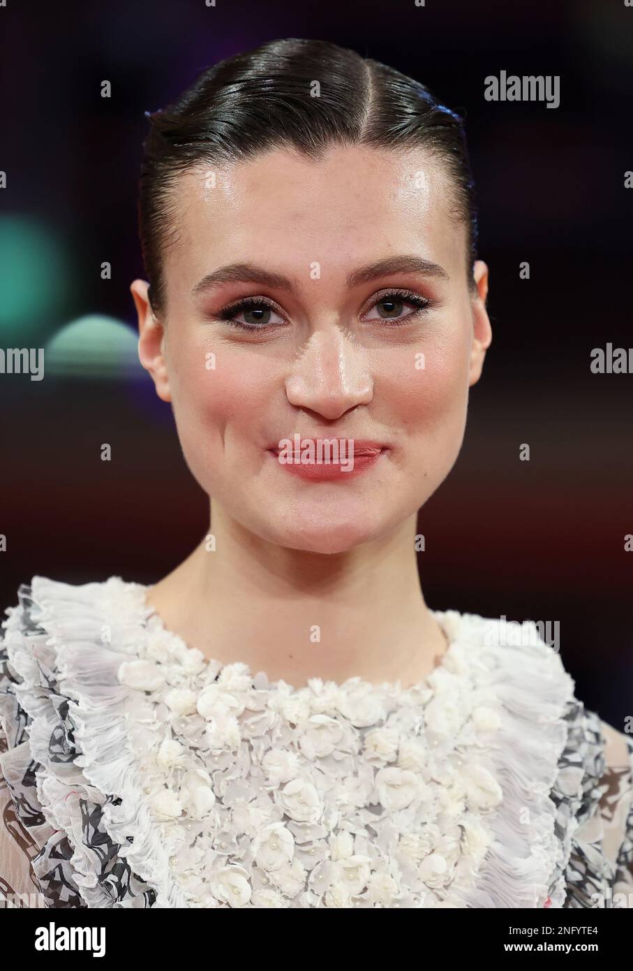 Berlin, Germany. 17th Feb, 2023. Marlene Burow, actress, on the red ...