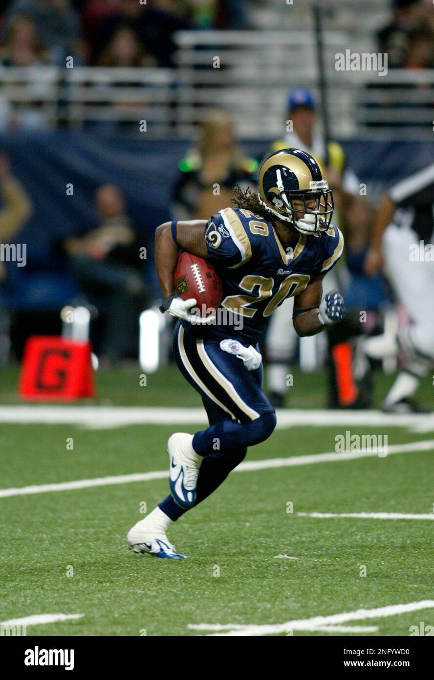 St. Louis Rams' Jonathan Wade runs with the ball during an NFL football ...