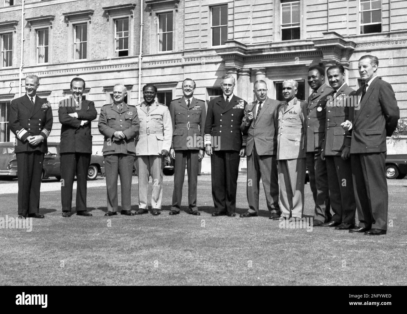 Commonwealth Chiefs of Staff gather for a press call after their four ...