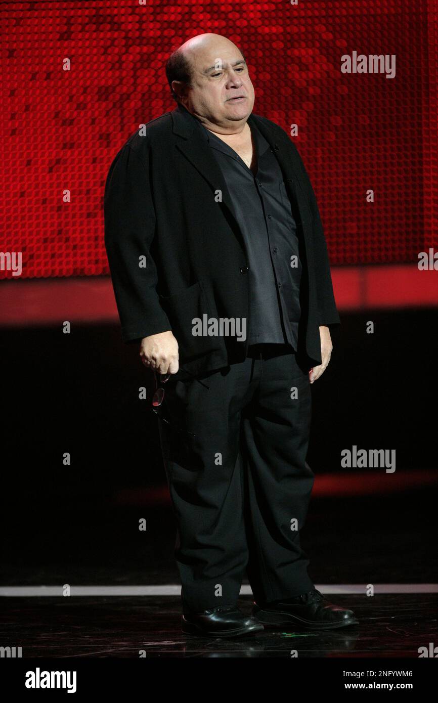 Danny DeVito is seen onstage during "Movies Rock: A Celebration of ...