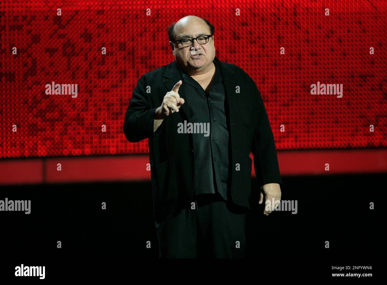 Danny DeVito is seen onstage during "Movies Rock: A Celebration of ...