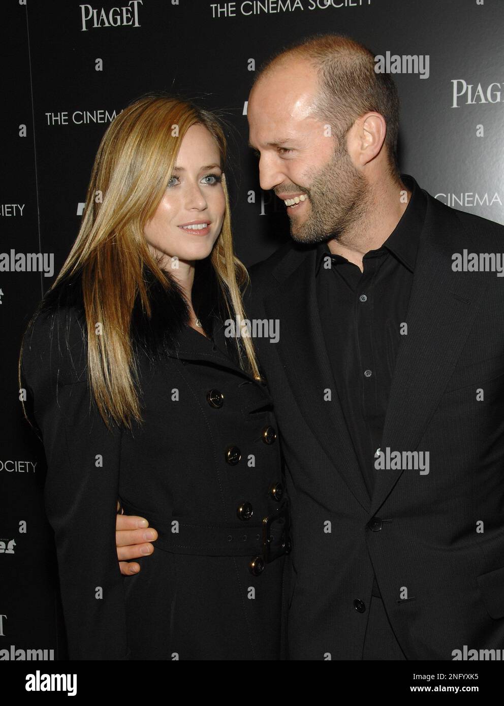 Actor Jason Statham and girlfriend Alex Zosman attends a special ...