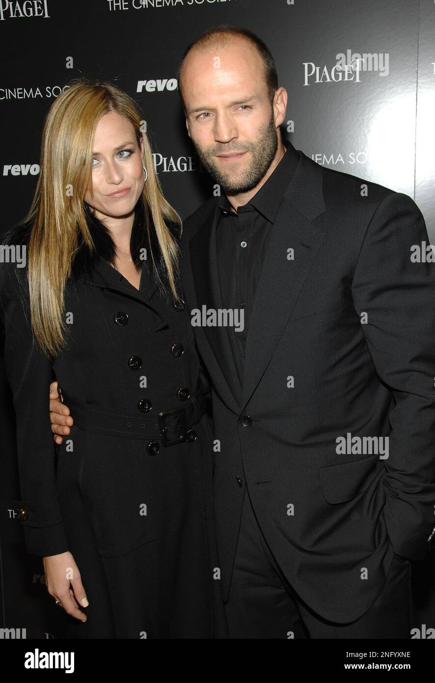 Actor Jason Statham and girlfriend Alex Zosman attends a special ...