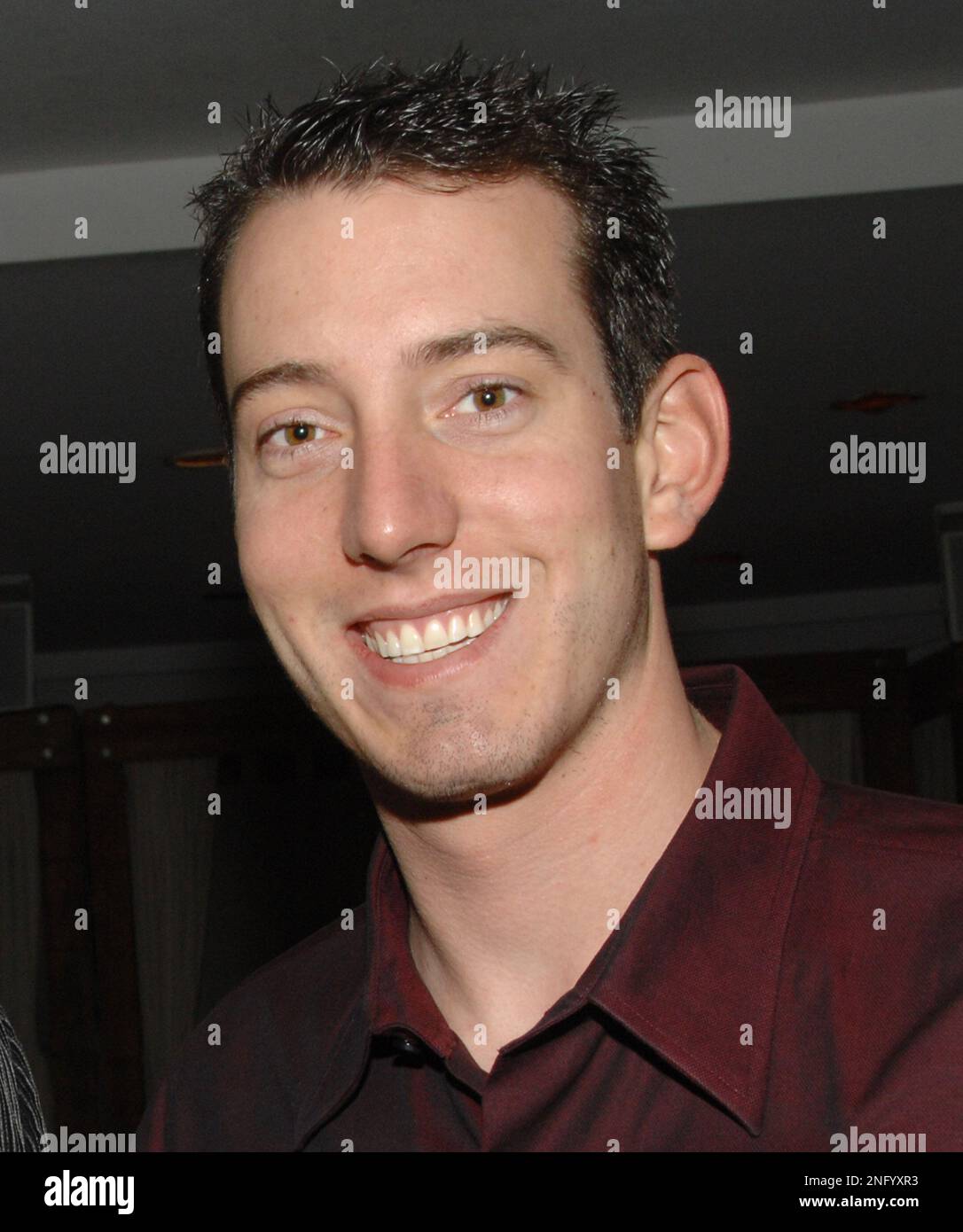 NASCAR driver Kyle Busch attends a NASCAR media event hosted by Teresa ...